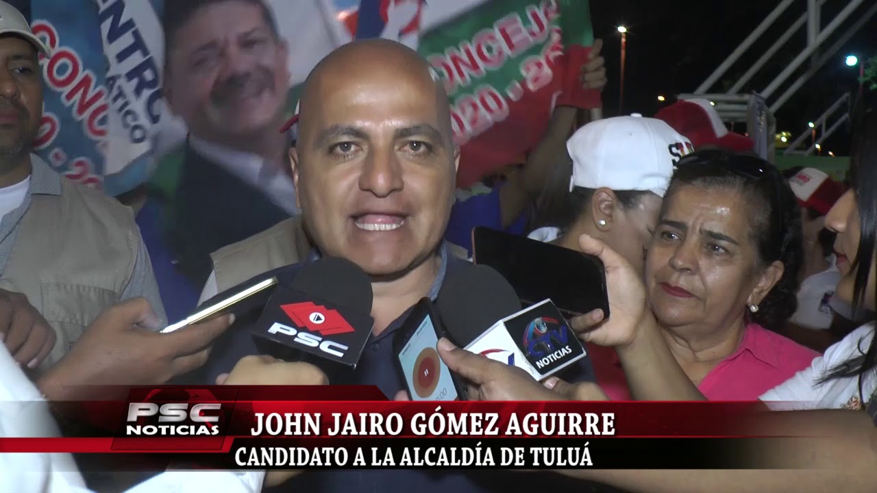 Cierre de campaña de John Jairo Gómez Aguirre - YouTube