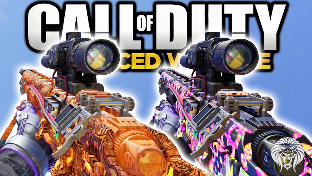 Advanced Warfare: 4 NEW ANIMATED CAMOS! Psychedelic, Backdraft, Tiki ...