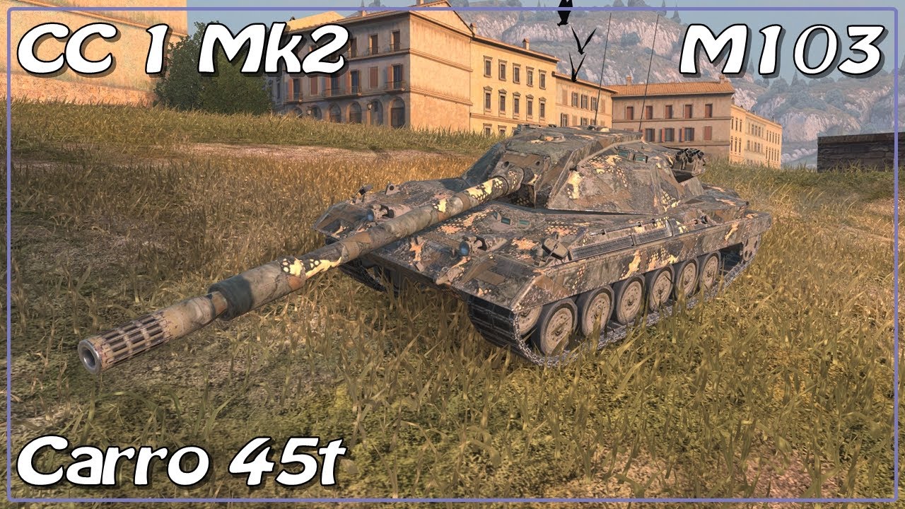 Carro 45t • M103 • CC 1 Mk2 • WoT Blitz *SR - YouTube