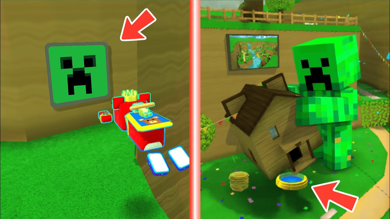 New Creeper Secret Place - Super Bear Adventure - YouTube