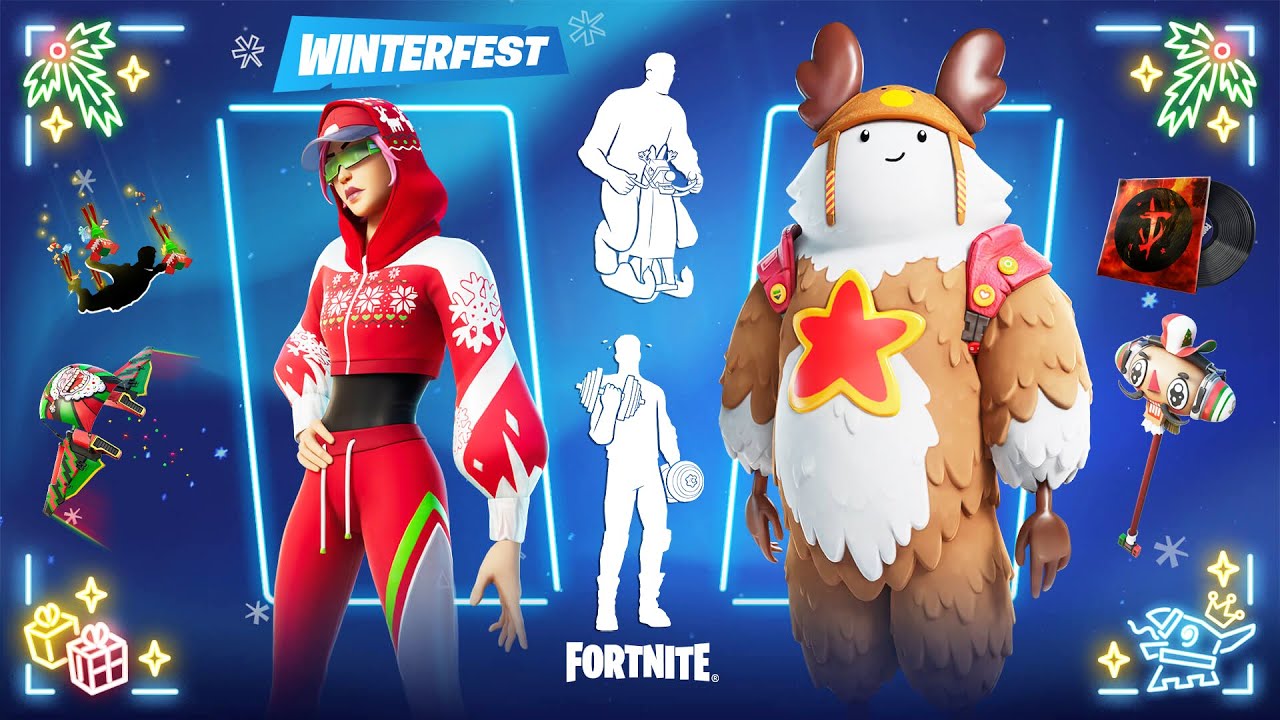 All Winterfest 2022 Presents FREE REWARDS Fortnite! - YouTube