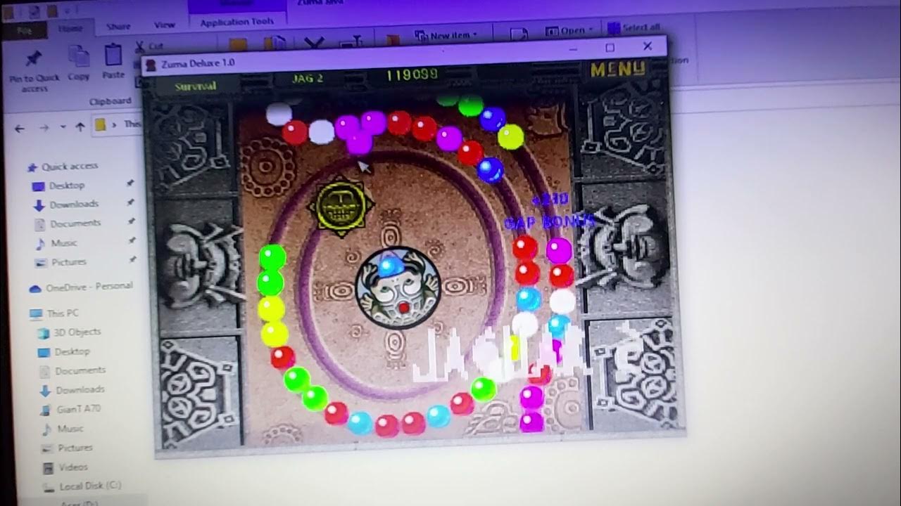 Zuma Deluxe (Java Mod) Survival challenge - YouTube