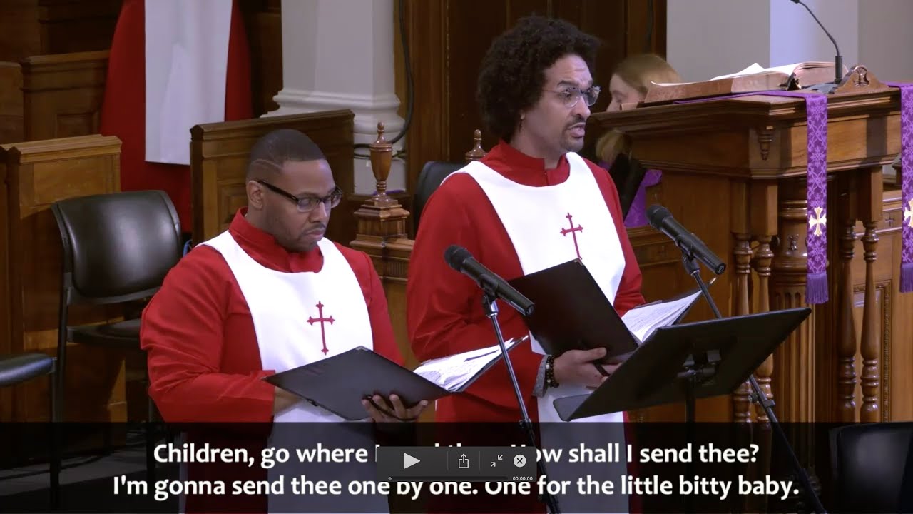 “Children, Go Where I Send Thee” - Andre Thomas | Chancel Choir | Dec ...