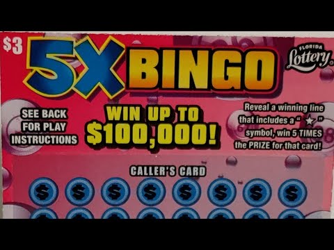 5X BINGO SCRATCH OFFS - YouTube