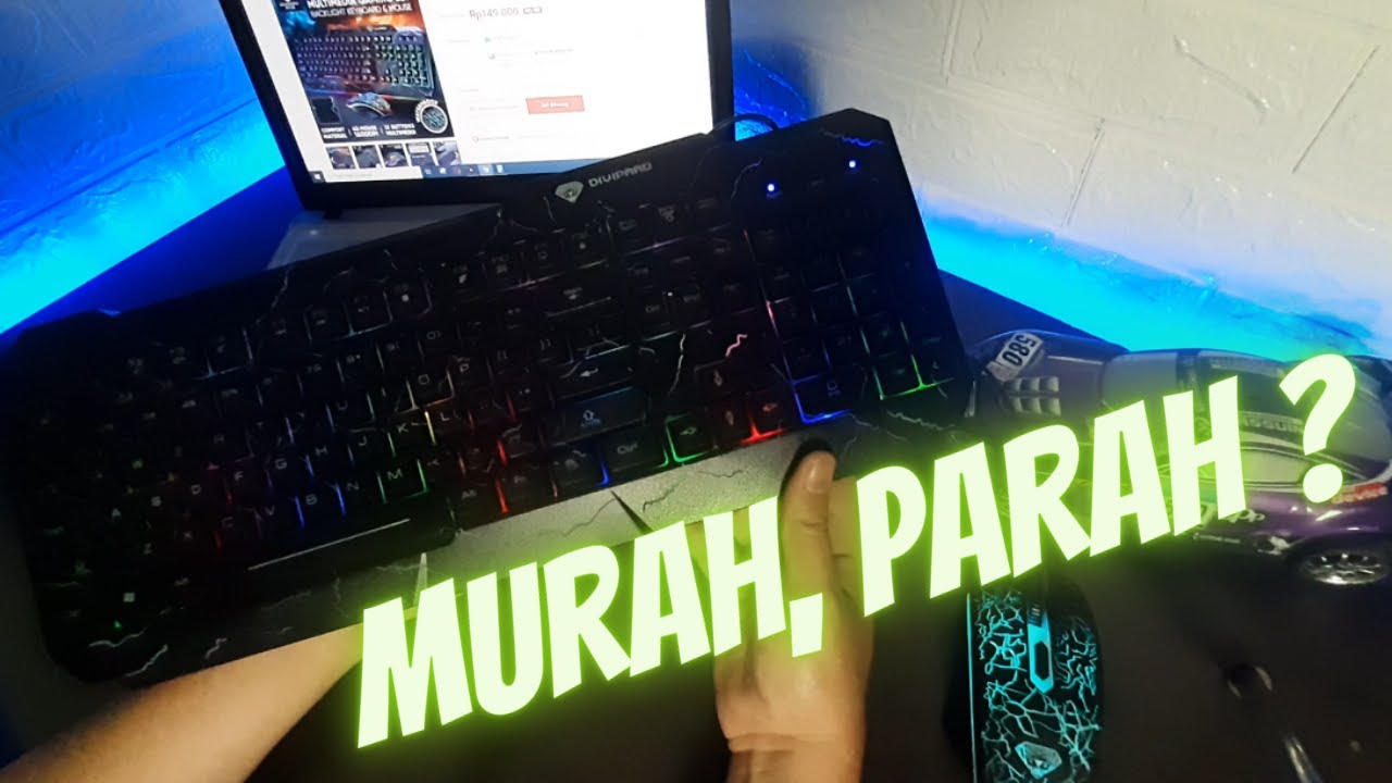 Review Keyboard Gaming DIVIPARD MGK-60 - YouTube