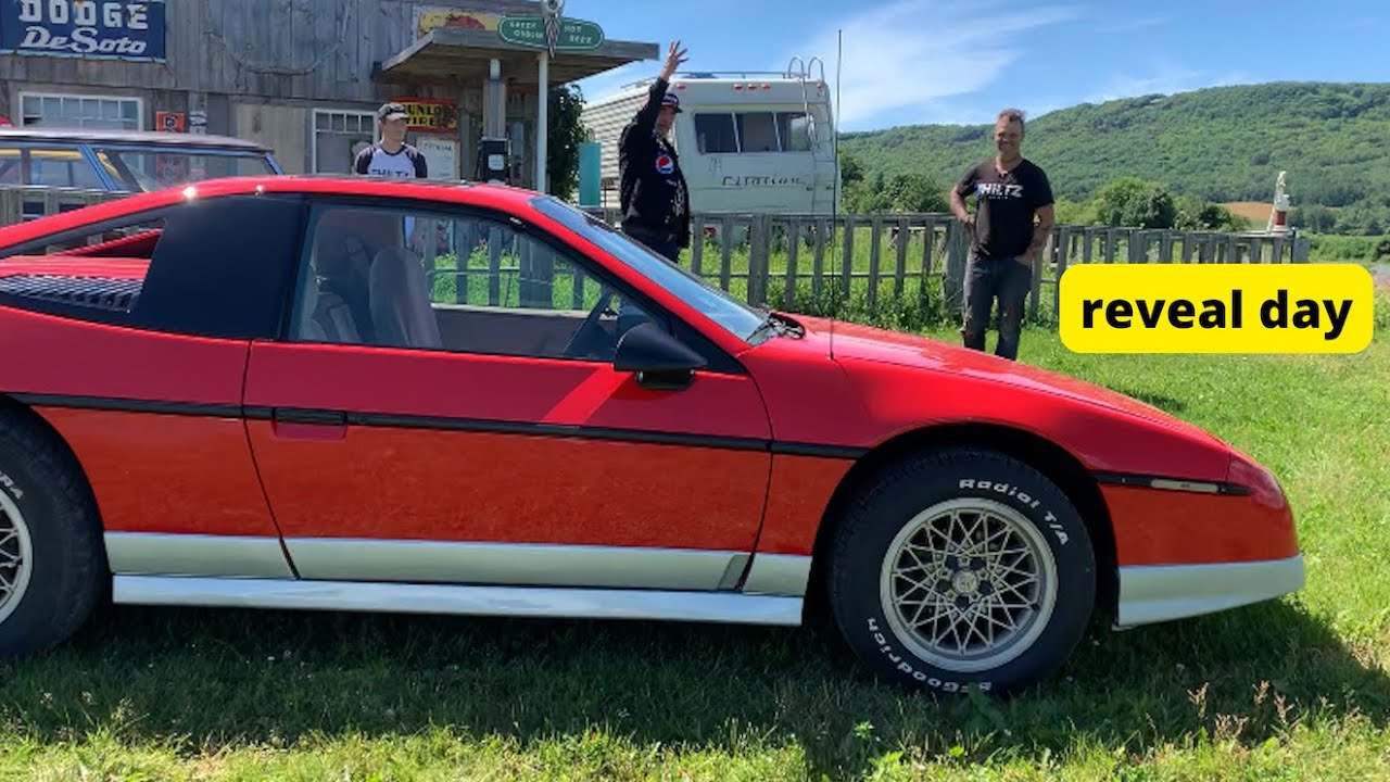 Revealing the 1985 Fiero GT to Tim... his reaction was priceless 😂 ...