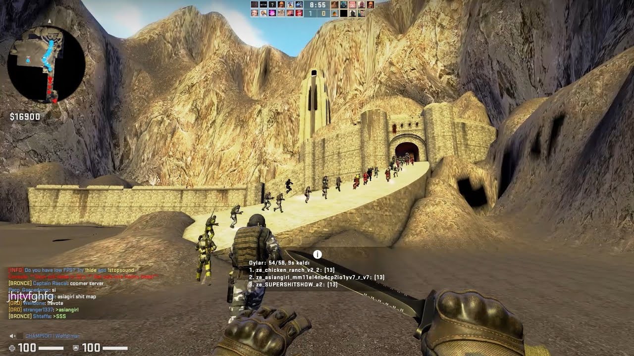 CS:GO - Zombie Escape Mod - ze_LOTR_Helms_Deep_v5_p6 | MAPEADORES - YouTube