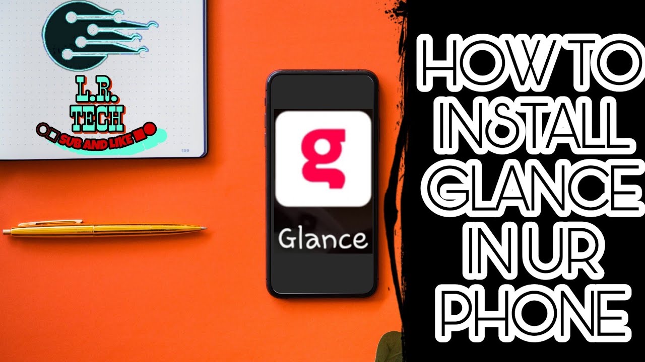 How to install GLANCE in your app contents(NEW news) - YouTube