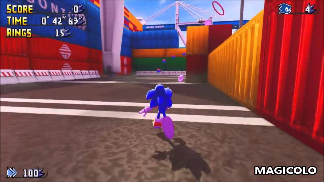 Sonic Lost Adventure: Havok Harbor gameplay Magicolo 2014 - YouTube