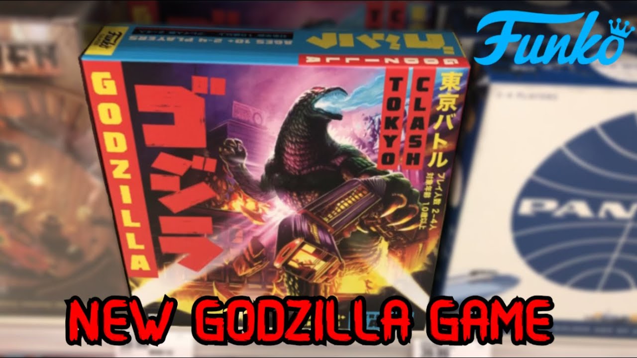 NEW Godzilla Strategy Game Godzilla Tokyo Clash Funko! - YouTube