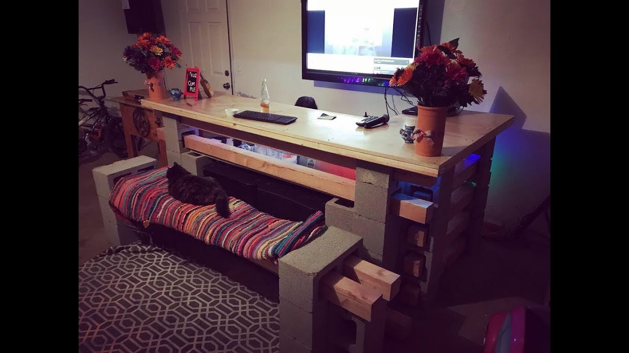 Como hacer una barra con bloques muy sencilla para dos QSC KW181 / DIY ...