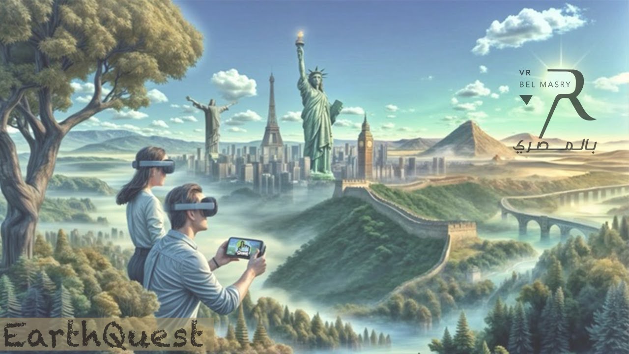 Traveling around the world in vr by EarthQuest on Meta Quest 3 - السفر حول العالم مع ميتا كويست ...
