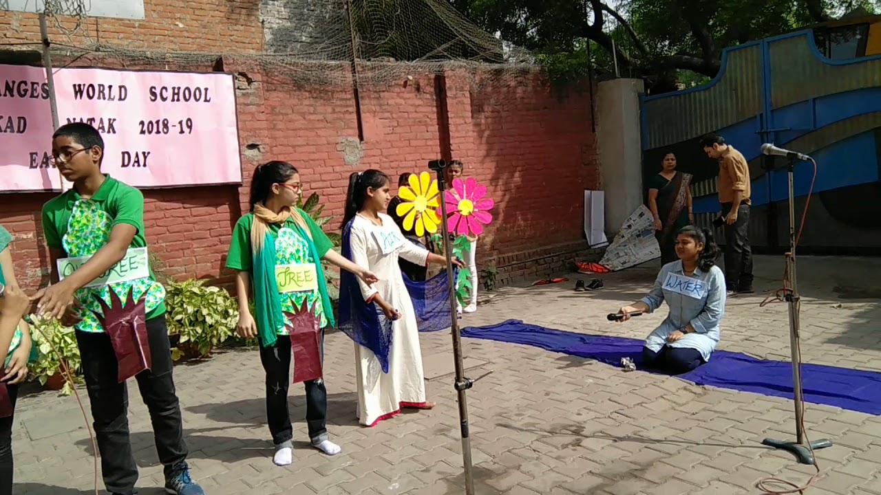THE GANGES WORLD SHOOL EARTH DAY SKIT - YouTube