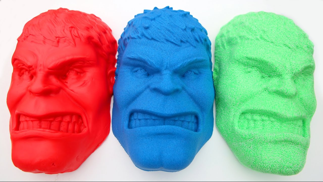 Hulk Kinetic Sand VS Ice Cream Soft jelly VS Kinetic Sand Popsicles VS ...