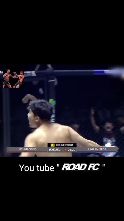 [ROAD FC 060] 결국 파이트클럽 중량급 최강자 정진섭의 벽을 못넘은 우치하송🥷 #정진섭🇰🇷 #우치하송🥷 #암더베스트뽁써인유엡씨베이비 #shorts - YouTube