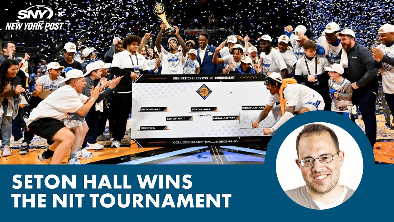 Seton Hall rallies past Indiana State to capture NIT title - YouTube