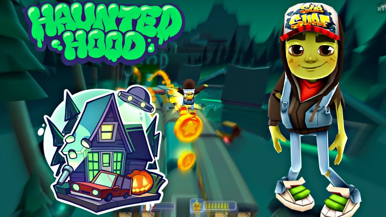Subway Surfers Haunted Hood 2024 - zombie Jake - YouTube