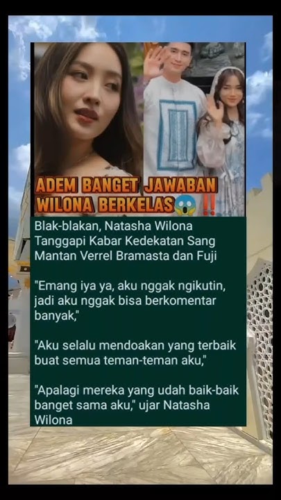 jawaban Natasya Wilona sangat berkelas!🔥 blak" kan tanggapi soal hubungan varel Bramesta!?🔥,,# ...