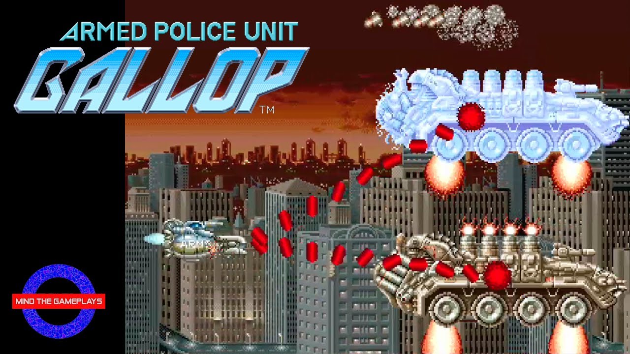 Shoot'em ups - Armed Police Unit Gallop / Cosmic Cop [1991] - YouTube