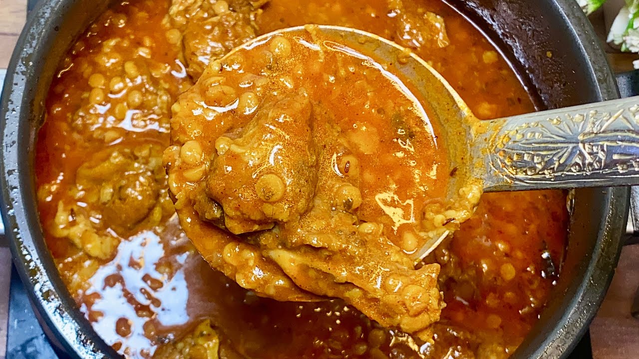 Kashmiri Dal Gosht| Chole dal te maaz| Chanay ki daal aur gosht| Daal ...