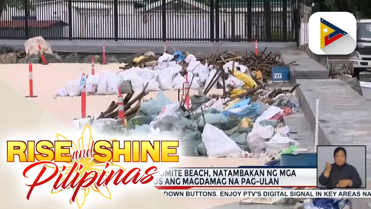 Manila Baywalk Dolomite Beach, natambakan ng mga basura matapos ang ...