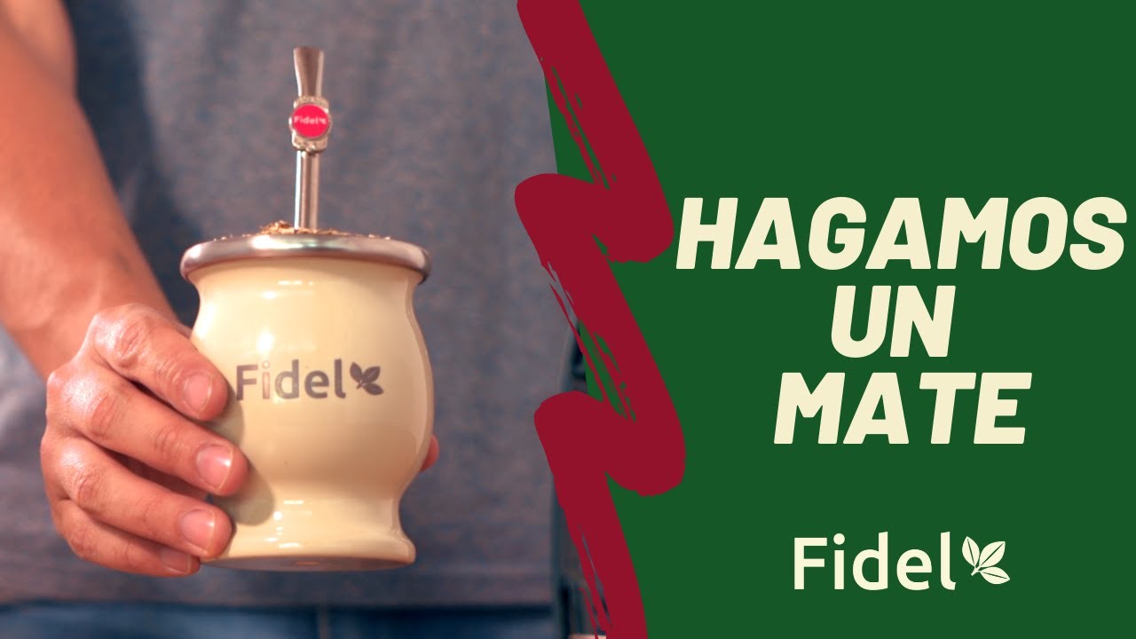 Cómo preparar un Mate 🌿 - Yerba Mate Fidel - Tutorial - YouTube