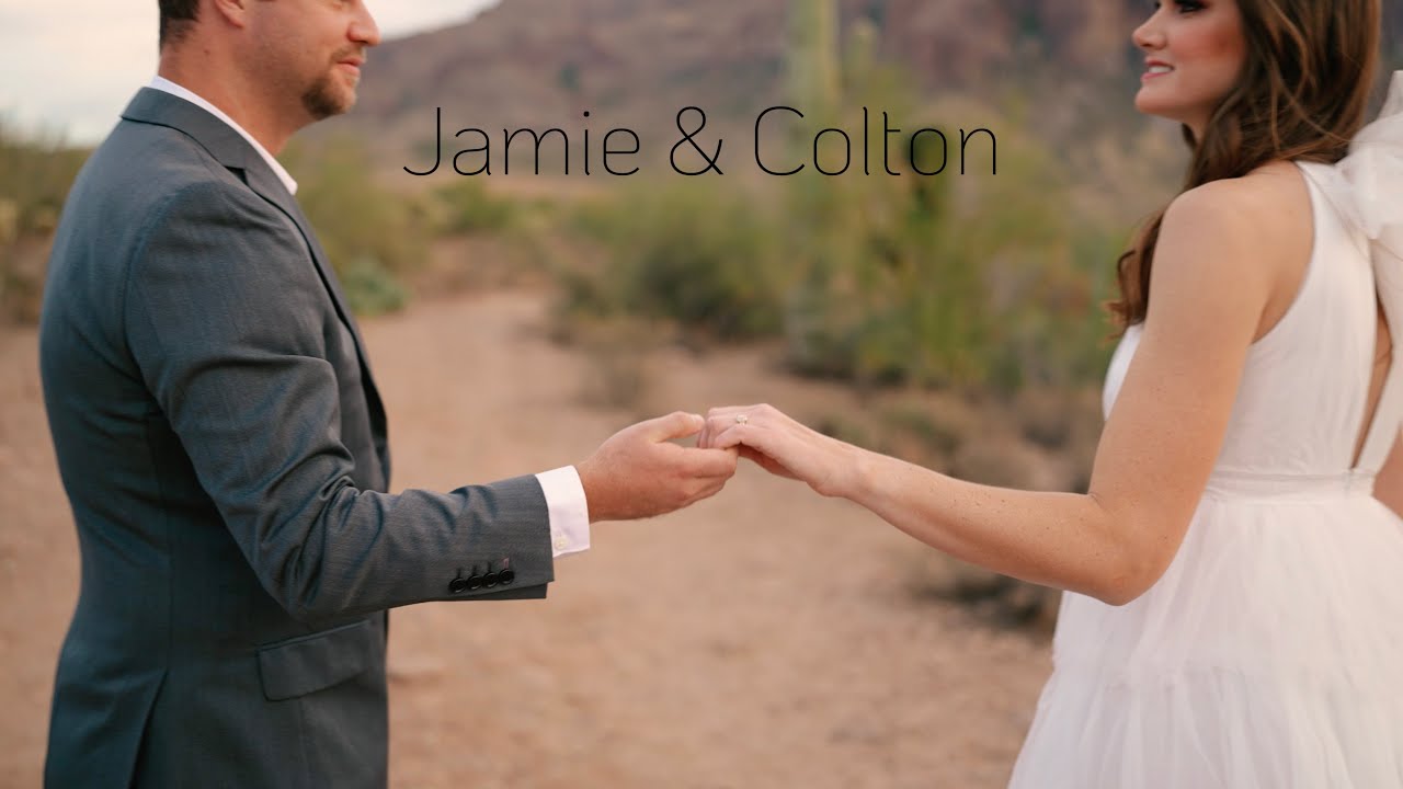 Arizona Superstition Mountain Desert Engagement Session Film - Jamie ...