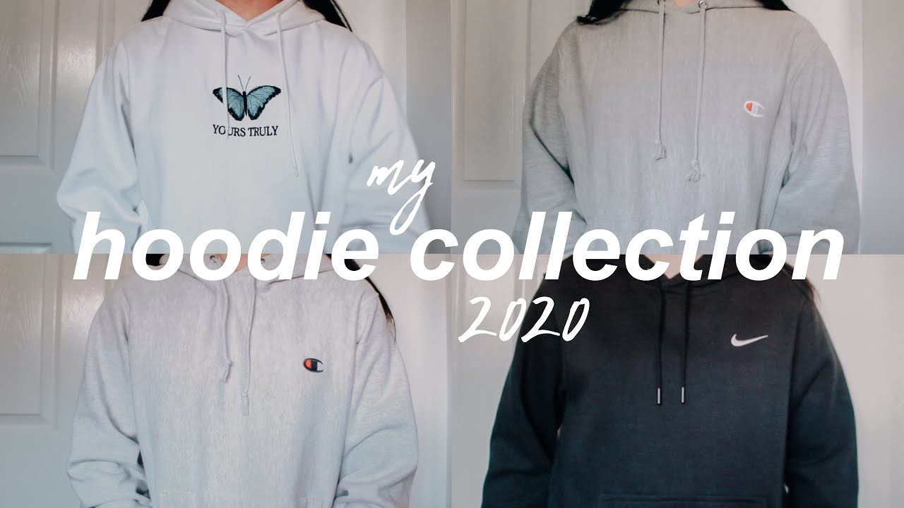 my hoodie collection & where to find them!! | 2020 - YouTube