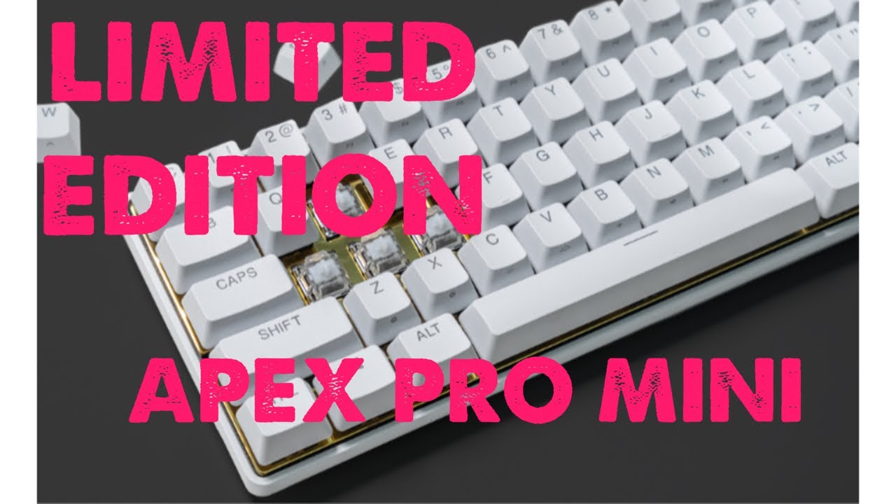 APEX PRO MINI WHITE AND GOLD UNBOXING AND GAMEPLAY - YouTube