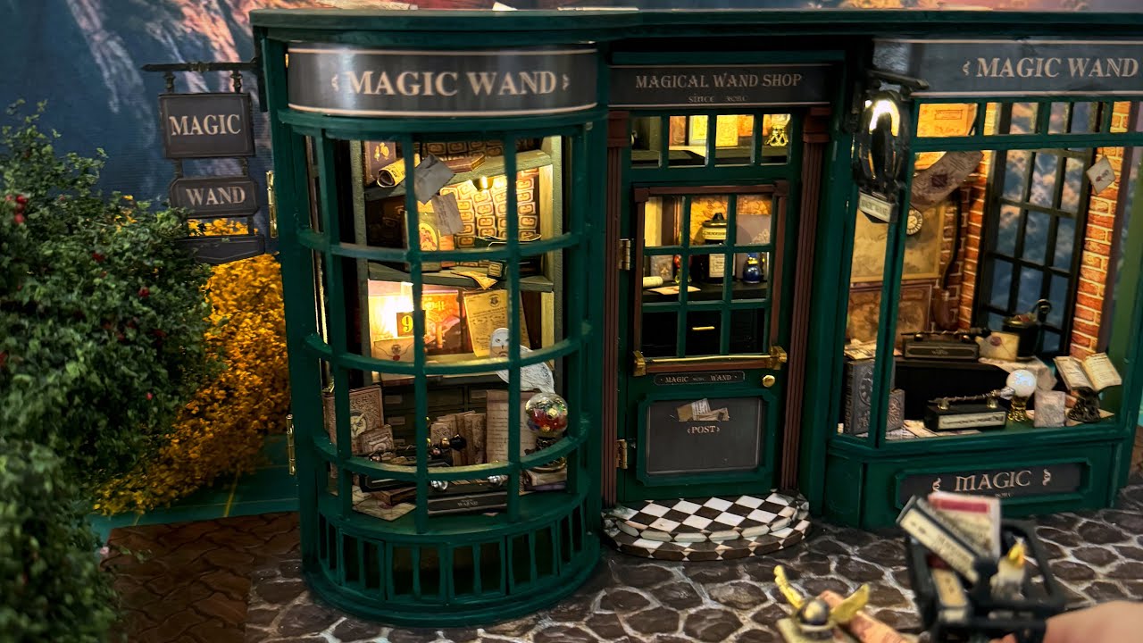 How to make a miniature wand shop - YouTube