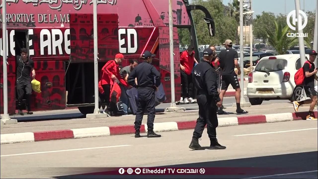 فـريق إتحاد العاصمة يشد الرحال نحو المغرب للقاء الجيش الملكي شاهد