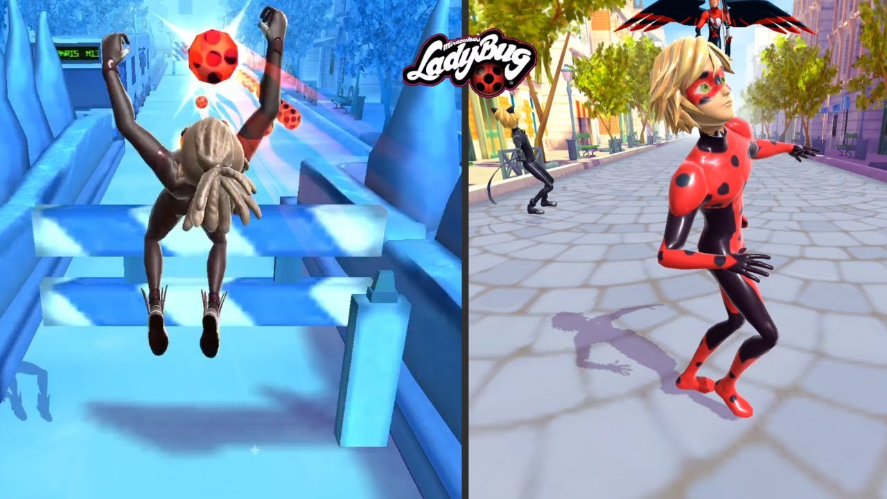 Miraculous Ladybug & Cat Noir 🐞 Save Paris: Run, Jump & Defeat Villains ...