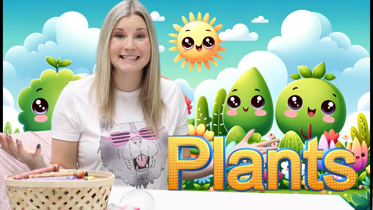 Preschool Learning Arts & Crafts- Learn About Plants: Count, Draw, and ...