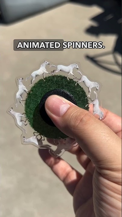 Animated fidget spinner - YouTube