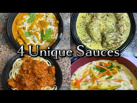 How To Make 4 Unique Simple Sauces - YouTube