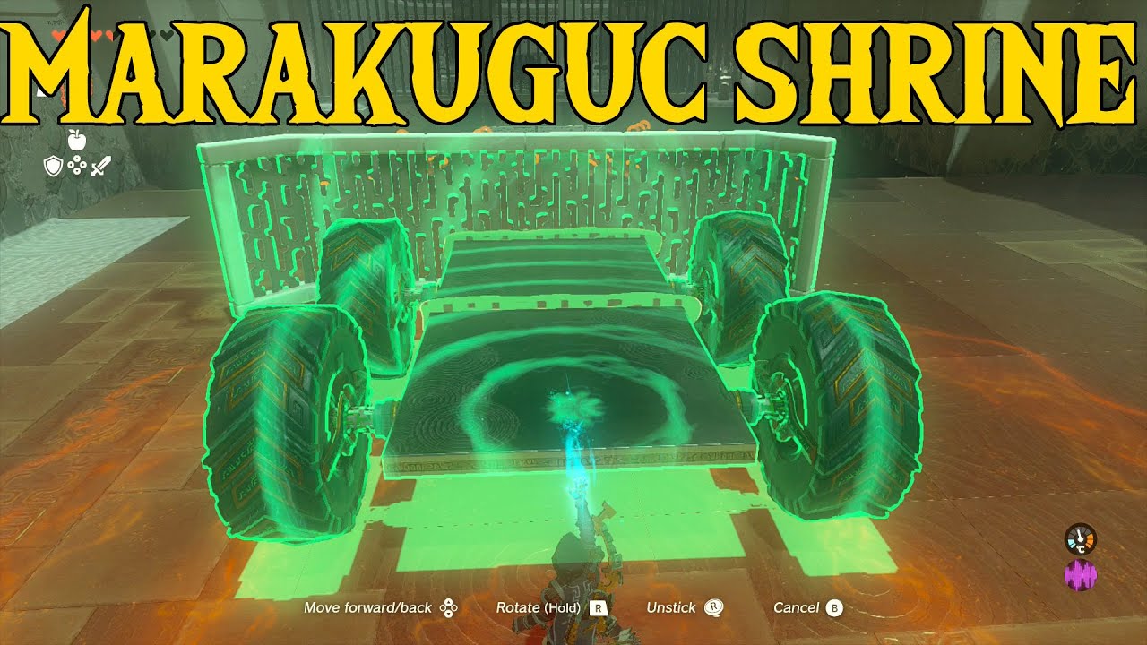 Zelda Tears of the Kingdom Playthrough - Marakuguc Shrine Wheeled ...