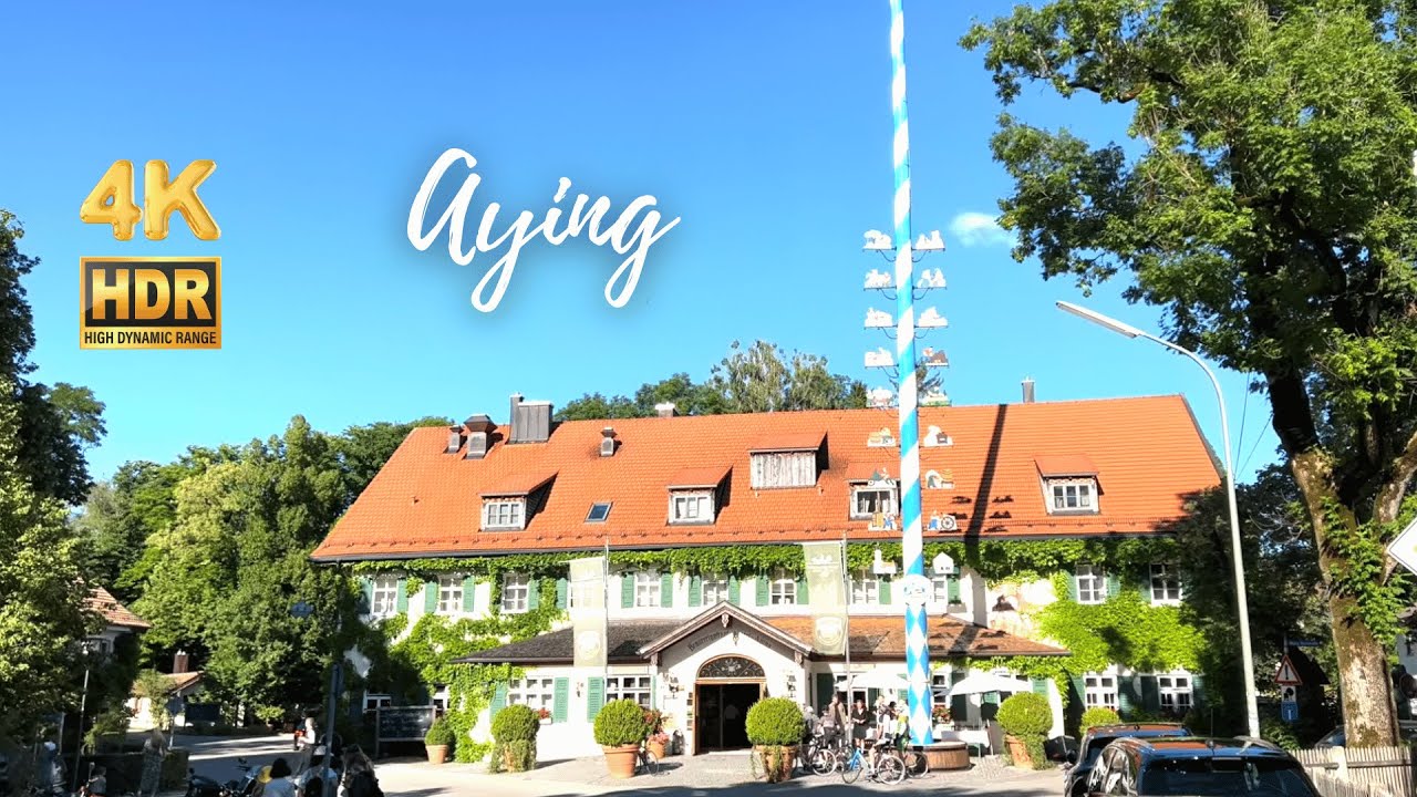 Walking around the Picturesque Village of Aying - A Bavarian Gem - 4K ...
