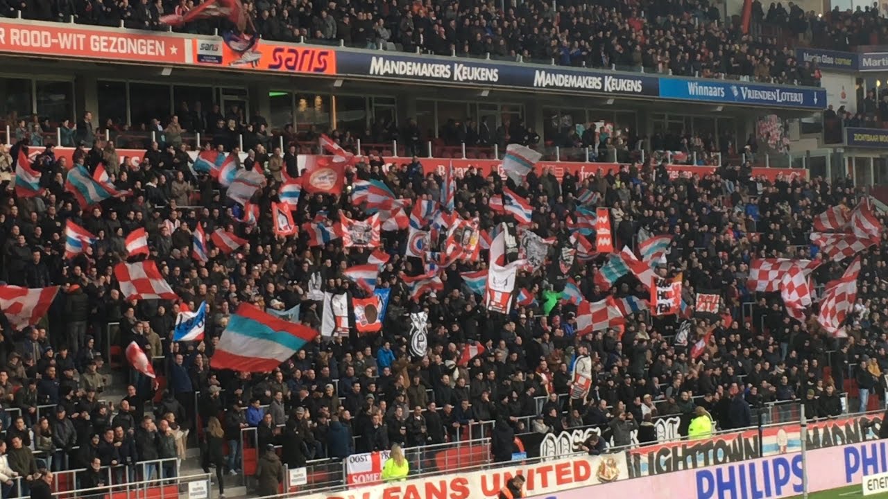 PSV Support: Movie PSV-SC Heerenveen : 22/1/2017 : 4-3 - YouTube