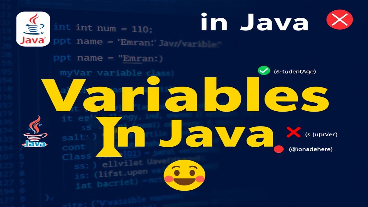 Variables in Java | Emran Code Box - YouTube