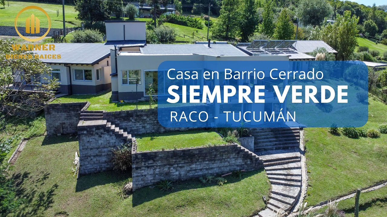 Casa en Siempre Verde - Raco - Tucumán - YouTube
