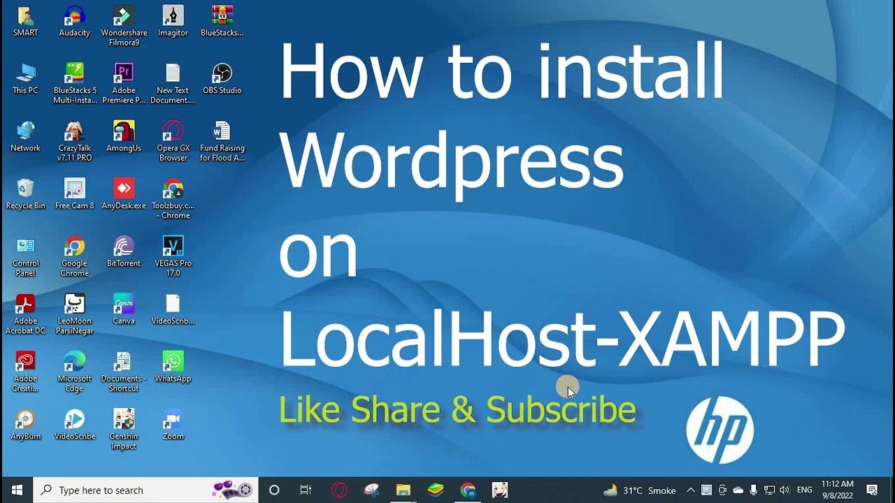 How to install wordpress with local host|XAMPP Webserver - YouTube