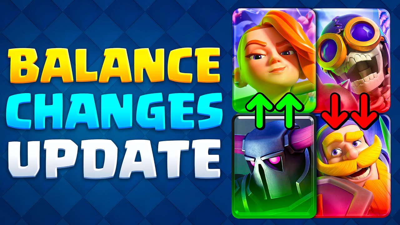 CLASH ROYALE has ANNOUNCED *NEW* BALANCE CHANGES! - YouTube