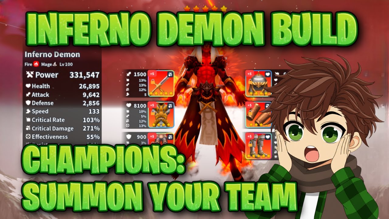 INFERNO DEMON BUILD | Champions: Summon Your Team - YouTube