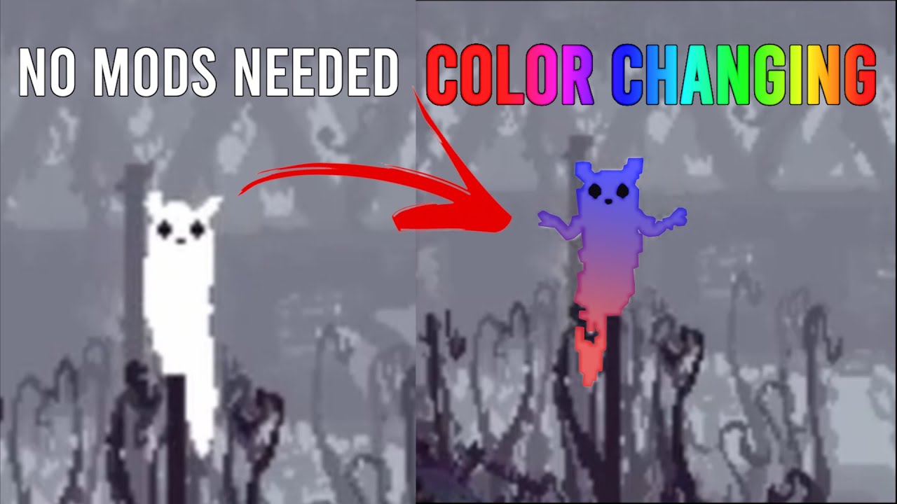 How To Have Rainbow Slugcats In Rain World Vanilla! - YouTube