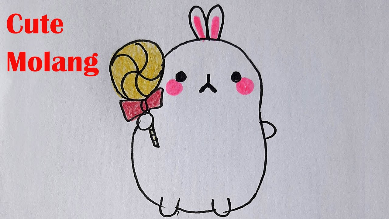 How to Draw Cute Molang -04 / Sinoun Draw So Cute - YouTube