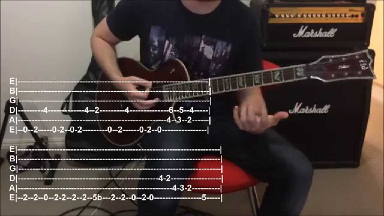Rage Against The Machine - Bombtrack -- Quick Riff Guitar Lesson - YouTube