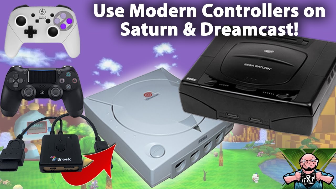Use XBox, PlayStation & Switch Controllers on Dreamcast & Saturn With ...