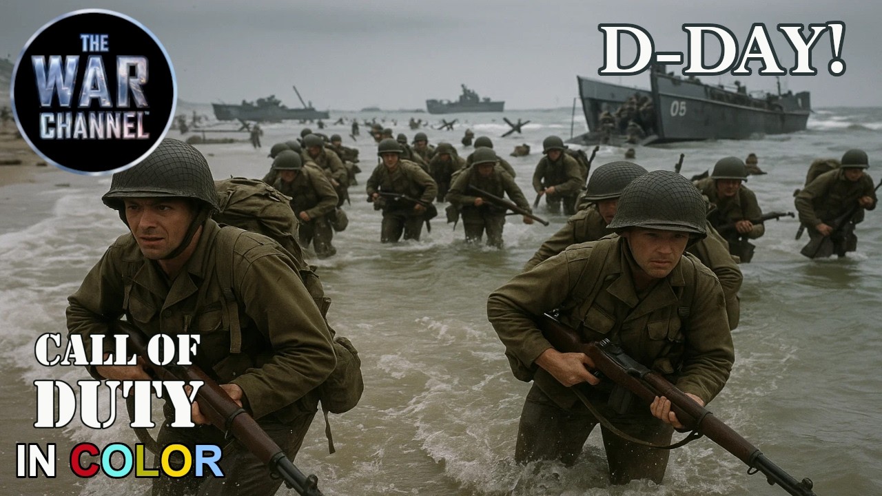 WW2 IN COLOR | D-Day at Last April – June 1944 | Call of Duty | Full ...