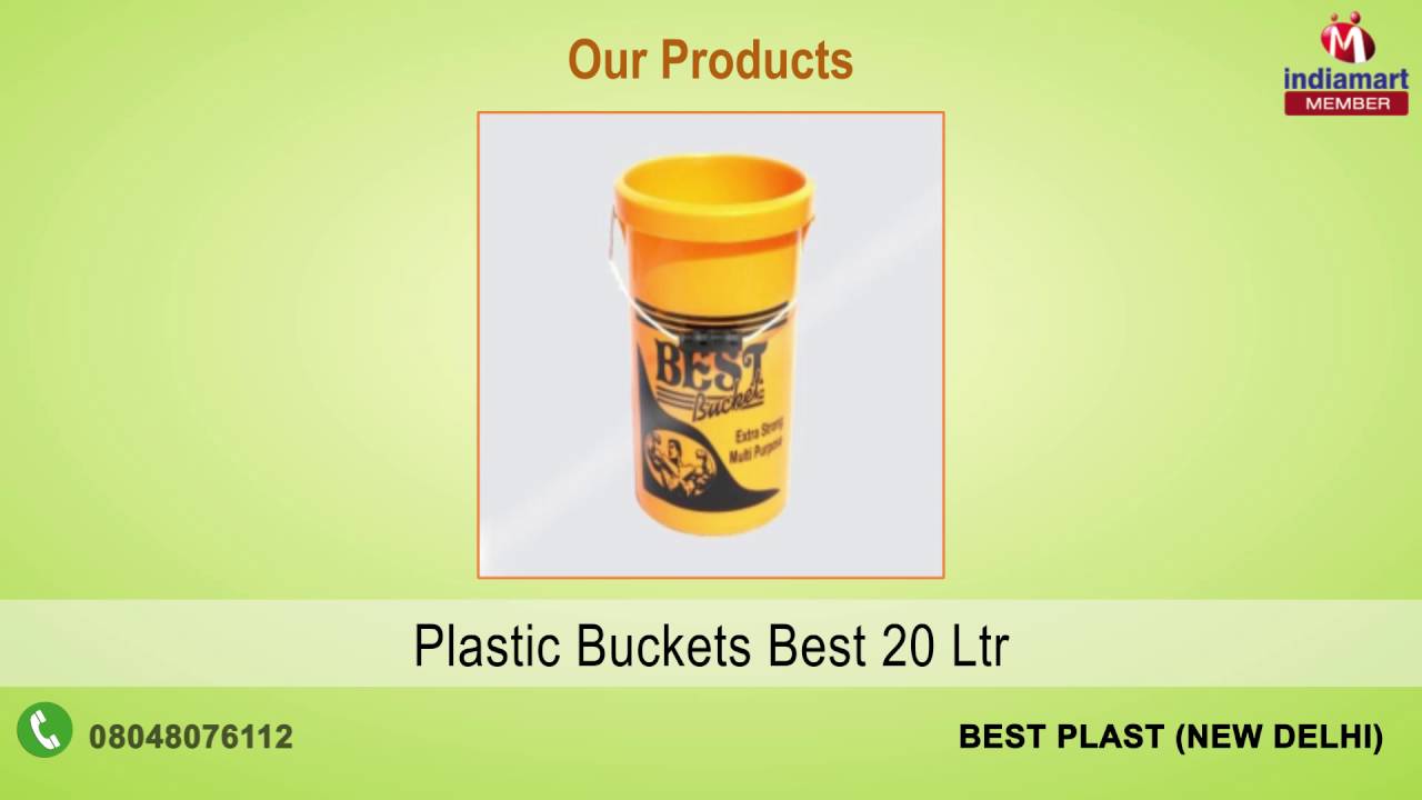 Unbreakable Tasla & Tubs by Best Plast, New Delhi - YouTube