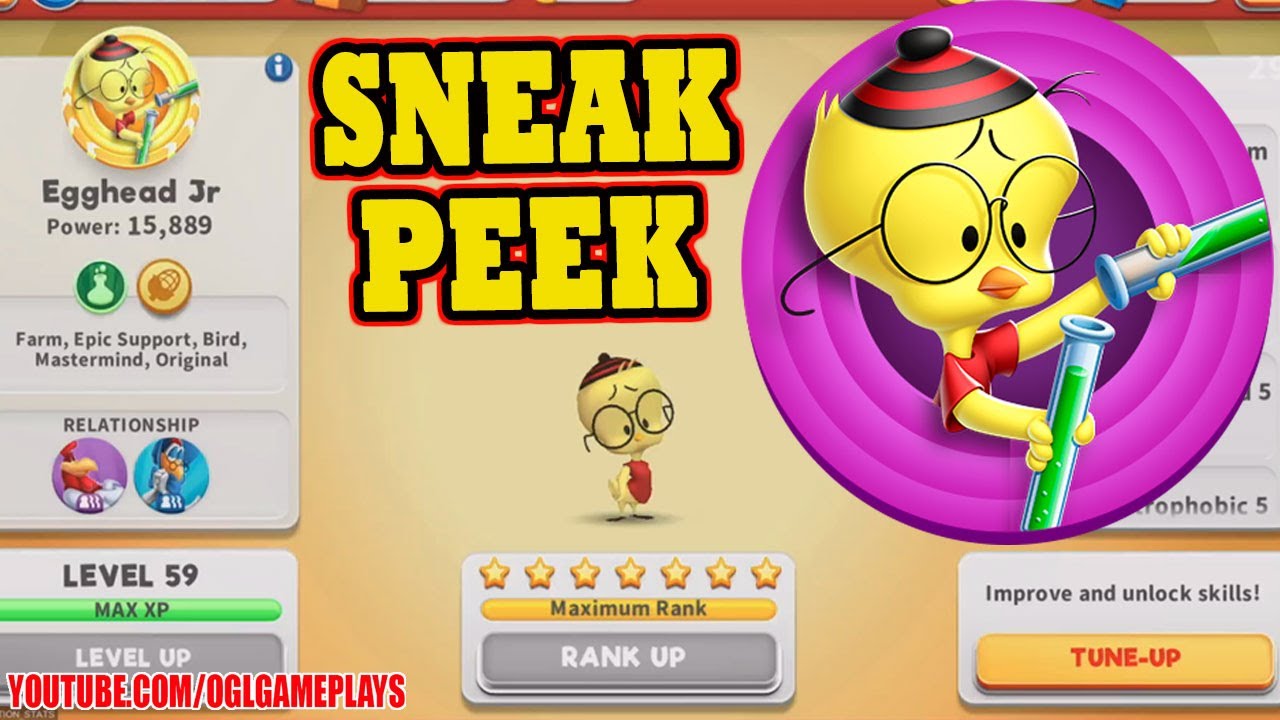 Egghead Jr Sneak Peek - Looney Tunes World of Mayhem #294 - YouTube